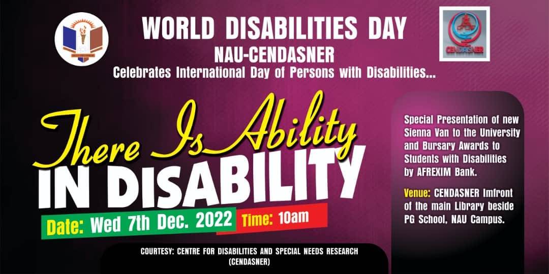 2022 International Day of Disability Event - CENTRE FOR DISABILITY AND ...
